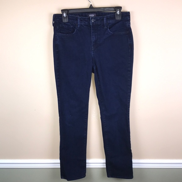 Nydj Jeans Nydj Womens Sheri Slim Nip Tuck Technology Dark Wash